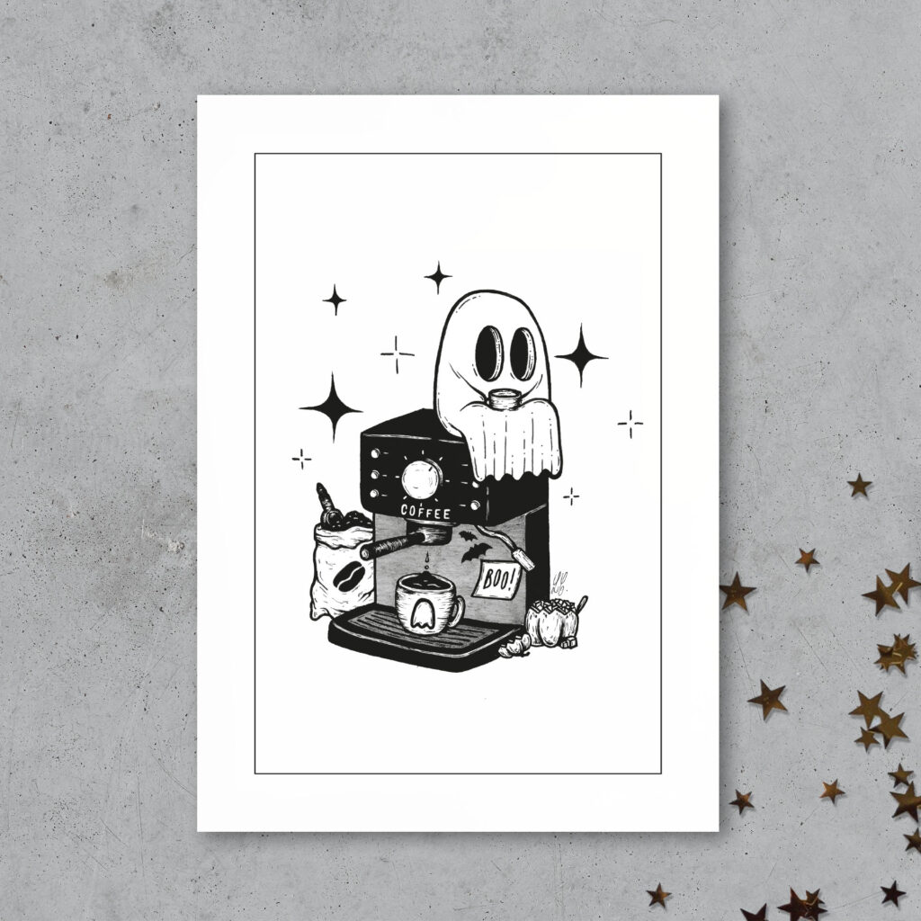 Coffee time – print – – Lucie Colson